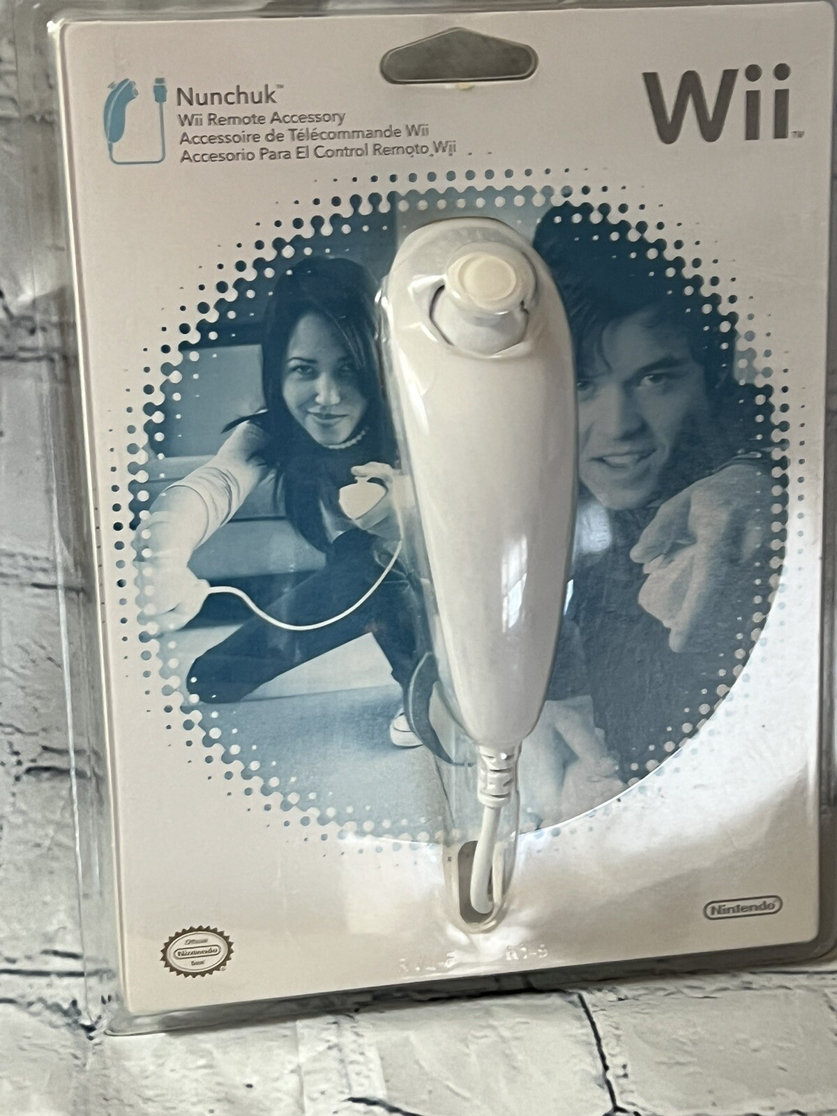 NEW Wii Nunchuk Controller Genuine Official Nintendo White Sealed OEM ...