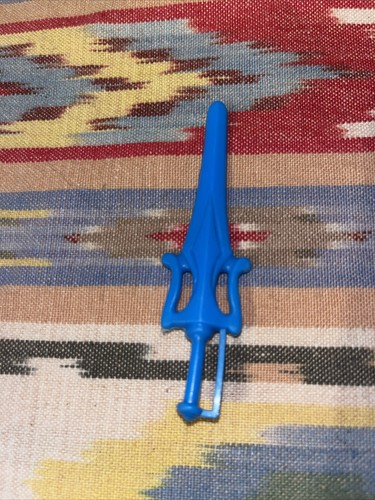 Vtg MOTU Masters of Universe He-Man Weapons Pack Blue Sword ONLY Made ...