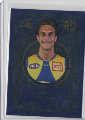 2022 AFL SELECT OPTIMUM PLUS GREG CLARK WEST COAST EAGLES RC 411/450 | eBay