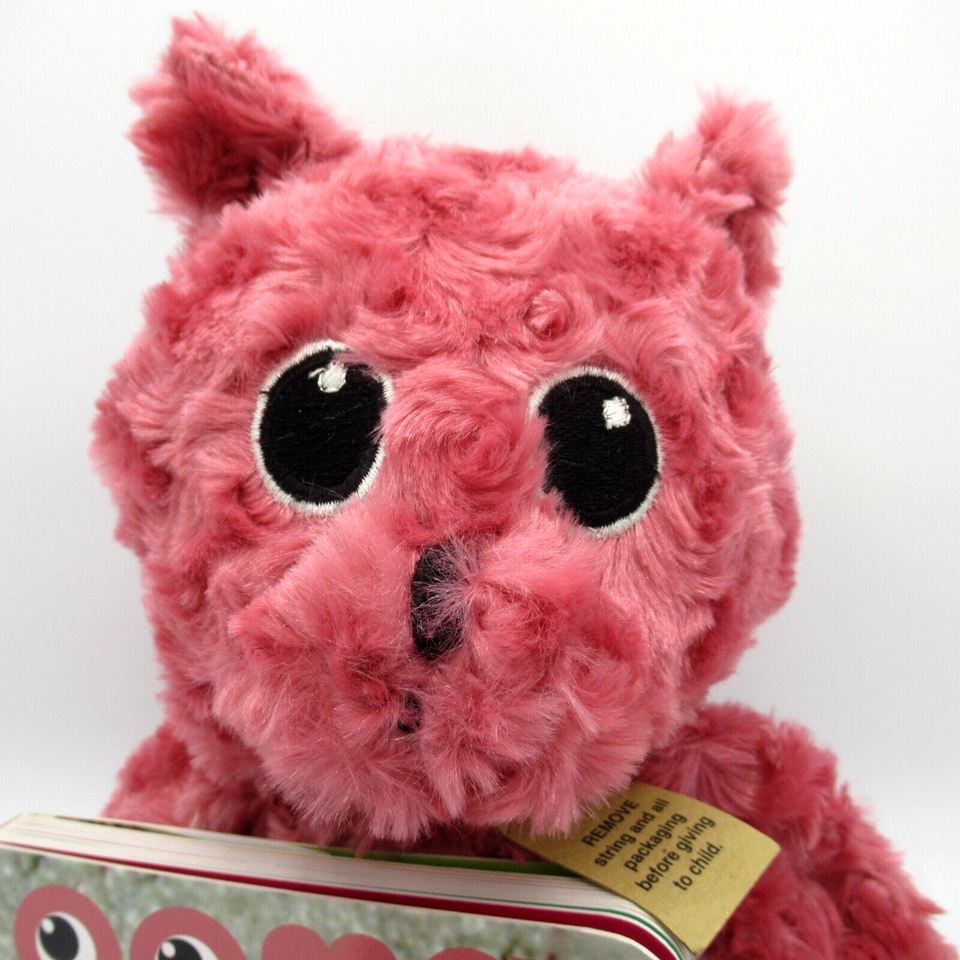 OOMFY PLUSH GENET Pink Wild Cat Ringed Tail 19" Stuffed w/ True Stories ...