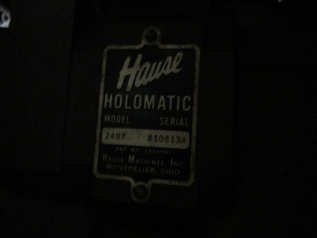 Hause Holomatic opposed drill heads #2407 | eBay