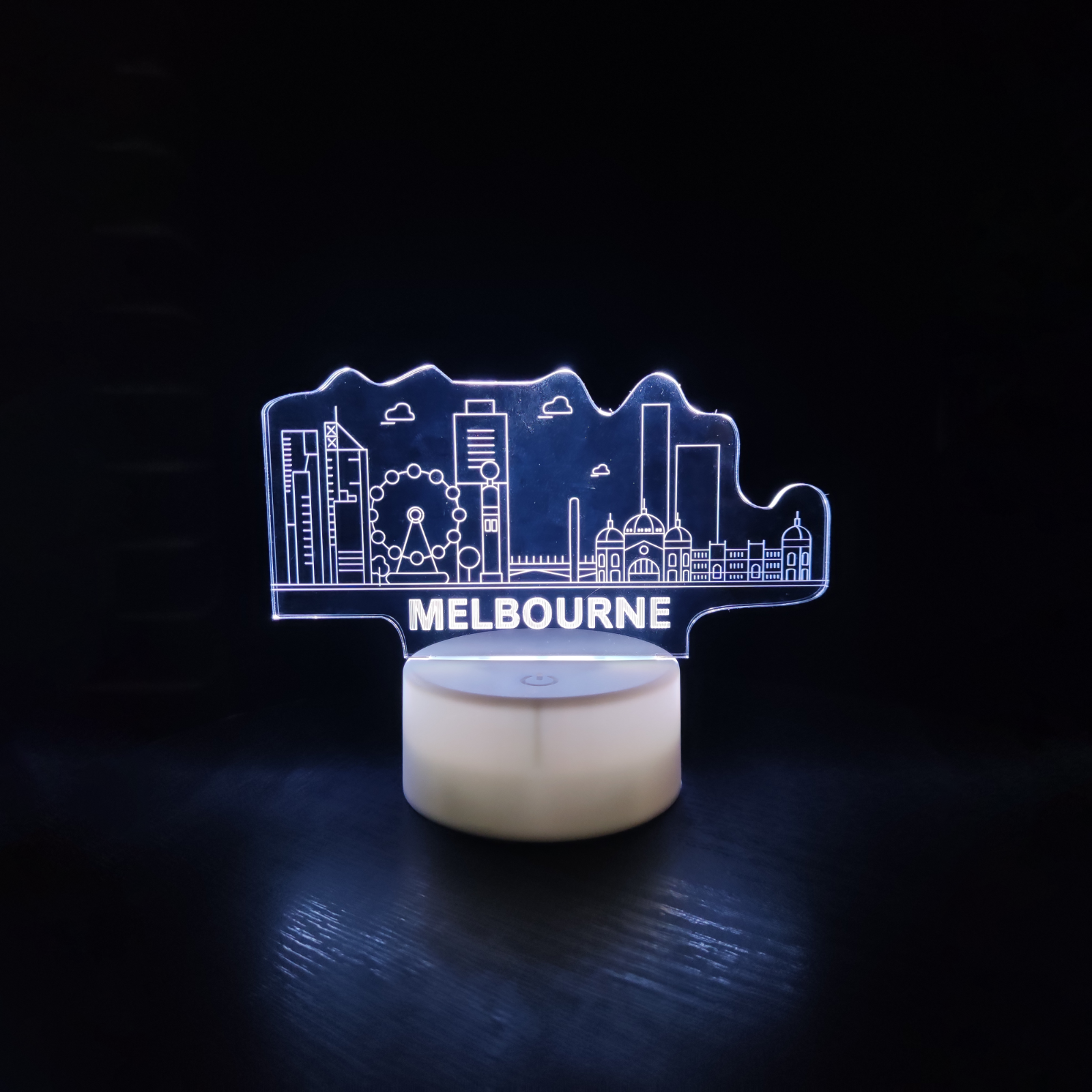 Australia Melbourne Sydney Illusion Acrylic LED Atmosphere Light Color ...