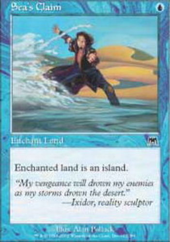 MTG: Sea's Claim [Moderately Played] Onslaught Magic the Gathering CCG ...