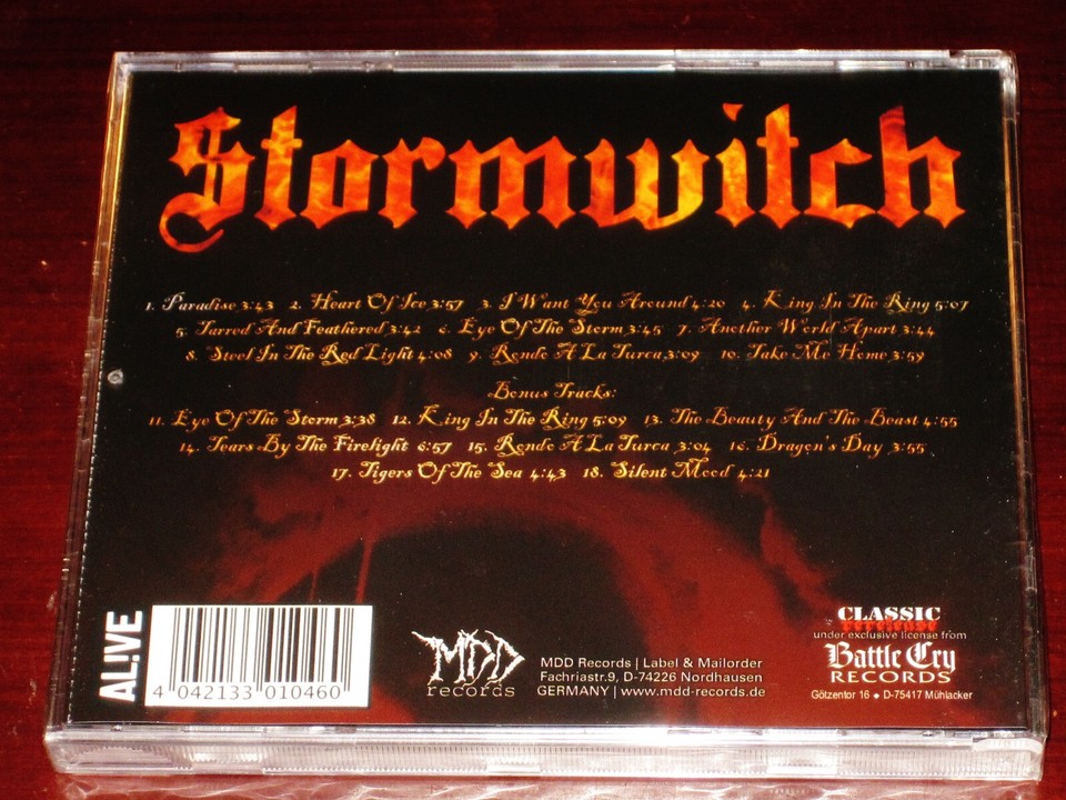 Stormwitch: Eye Of The Storm CD 2021 Bonus Tracks MDD Records Germany ...