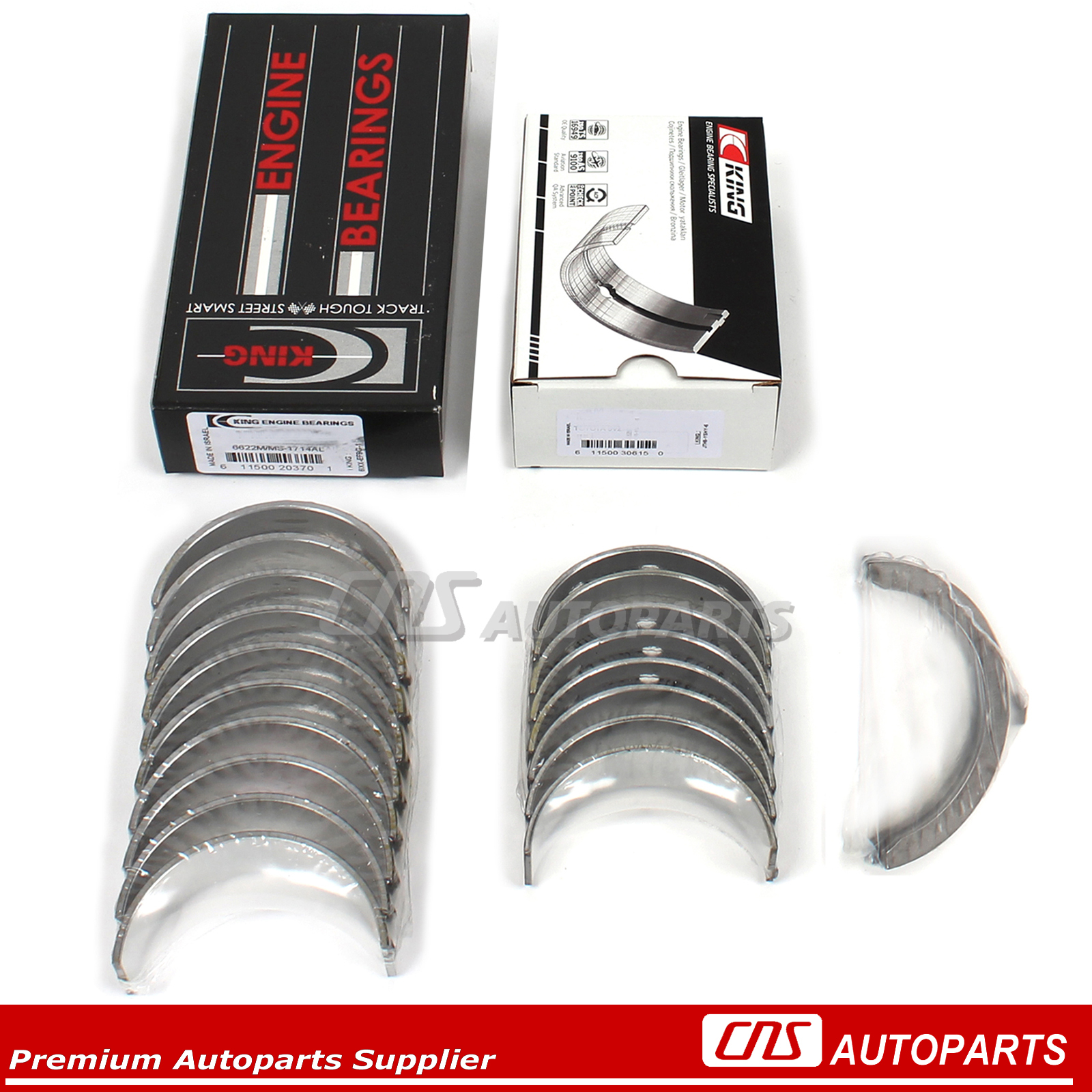 King Main Rod Engine Bearing Kit Set for Nissan 1.6l 1.8l Sentra Ga16de ...