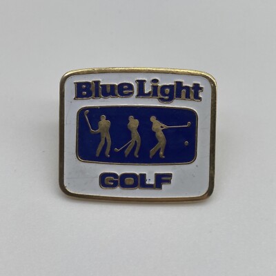 Vintage Collectible Blue Light Golf Metal Pinback Lapel Pin Hat Pin | eBay