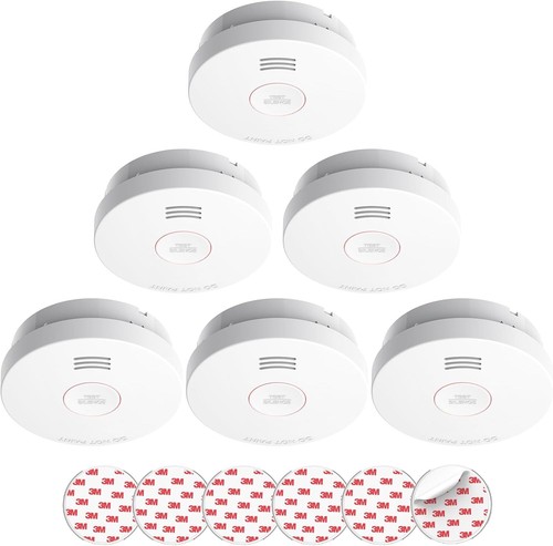 SITERLINK Smoke Detector 10 Year Battery Powered, UL217-9 Certified ...