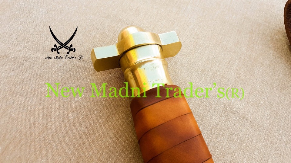 43" DAMASCUS REPLICA BRONN SWORD GAME OF THRONES WRAP LEATHER HANDLE ...