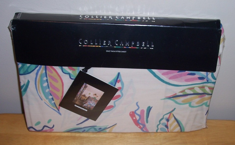 Vintage 1990 Collier Campbell Designs' One Twin Fitted Sheet ...