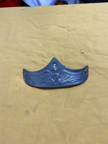 ORIGINAL VINTAGE FLYING EAGLE FENDER TIP HARLEY PAN KNUCKLE FLAT HEAD ...