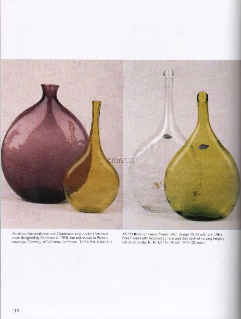 Blenko Catalog Set 1959 - 2001, 4 Volumes with values | eBay