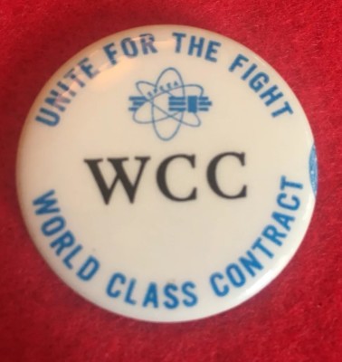 Historic SPEEA Professional Aerospace Union Boeing Strike Pin WCC Unite ...