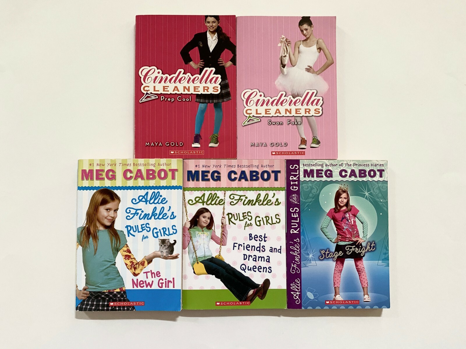 Cinderella Cleaners & Allie Frinkle's Rules for Girls Lot of 5 Children ...