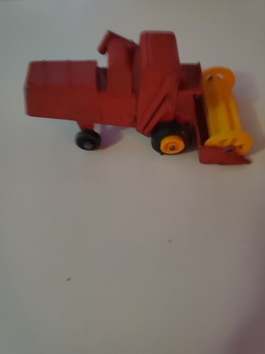 Vintage Lesney Matchbox No.65 Red Claas Combine Harvester Die Cast Farm ...