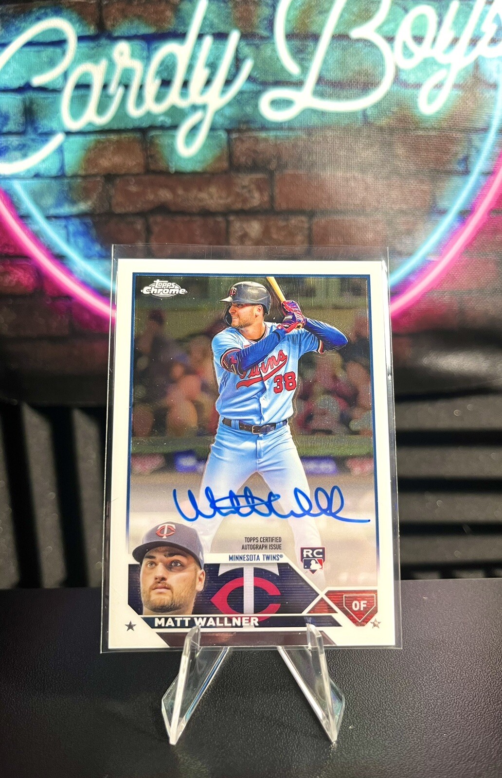 2023 Topps Chrome Matt Wallner Rookie Auto. Pack Fresh! | eBay