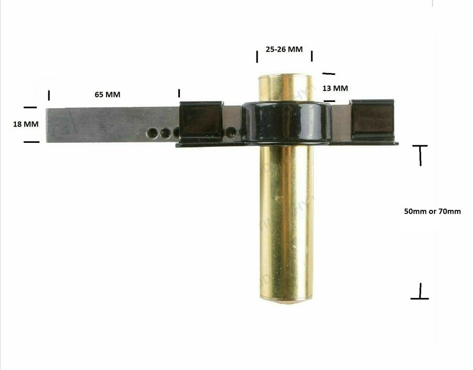 SECURITY Gate Lock Garage Single Locking Long Throw Bolt Rim Lock 5 ...