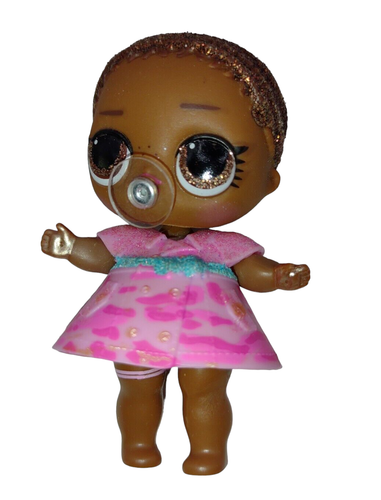 LOL Surprise Doll SECRET AGENT BABY Big Sister LiL BB GLITTER Hair ...