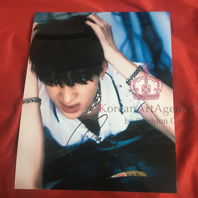 Stray Kids Bang Chan 10inches Autograph | eBay