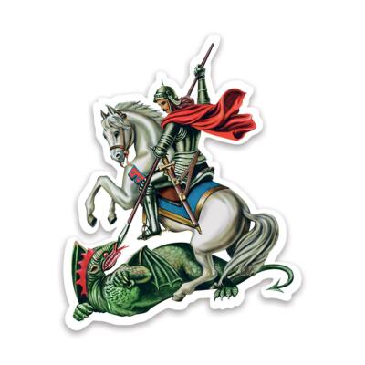 Gift Sticker : Saint George Catholic Religious Religion Classic Faith ...