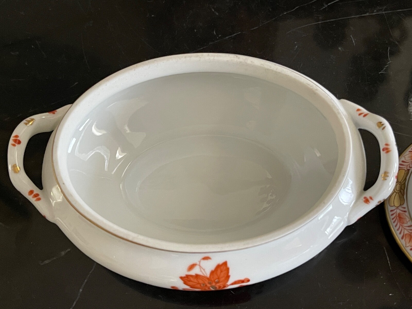 Herend Porcelain Hungary Chinese Bouquet Rust Mini Tureen # 6017/AOG | eBay