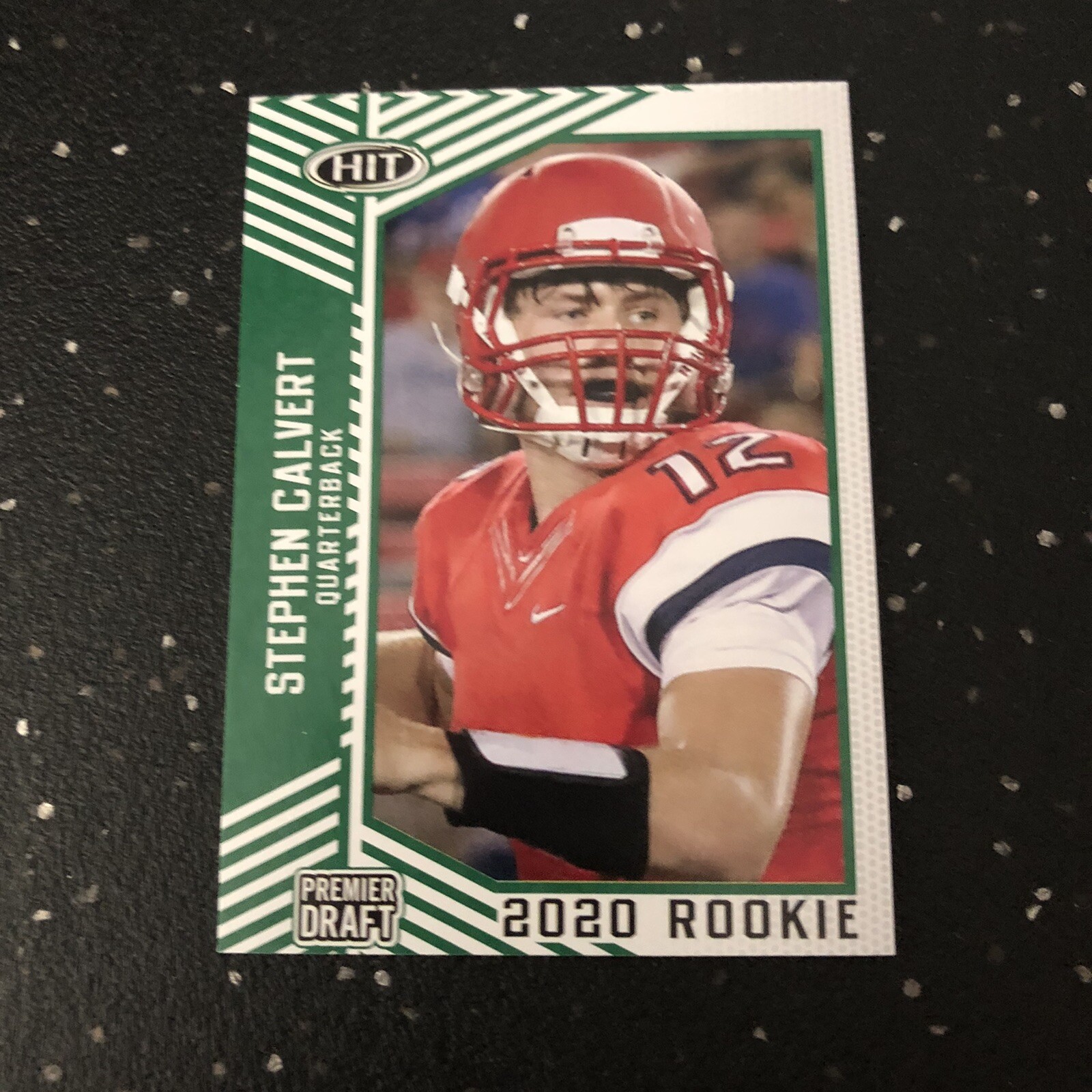 Stephen Calvert RC 2020 Sage HIT Premier Draft Football #89 NCAA ...