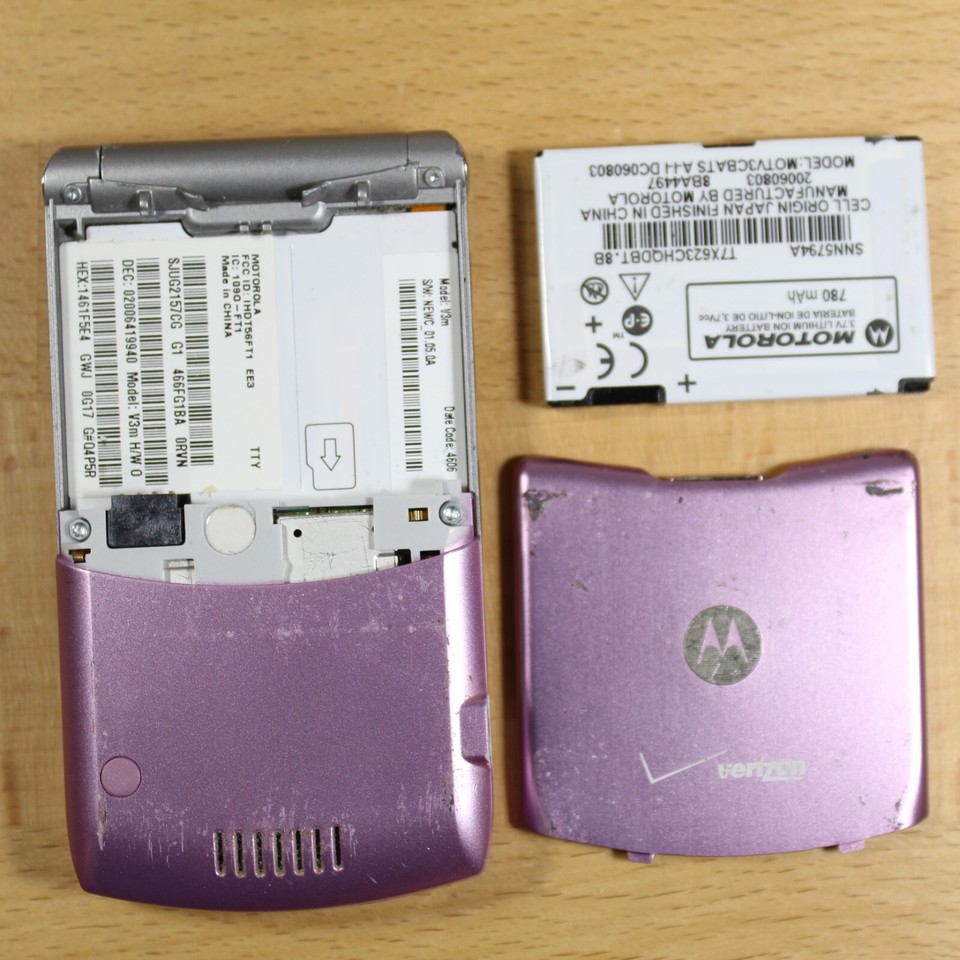 Motorola RAZR V3m Light Pink Verizon | eBay