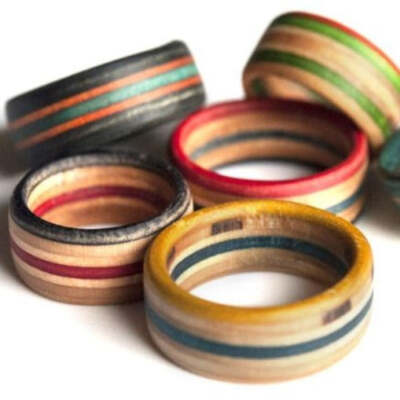 Recycled Skateboard Ring | eBay