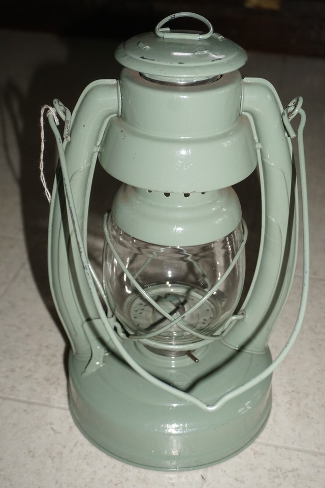 Vintage Camp Oil Fluid Lantern Crack Globe Signal Lamp No 250 Air Pilot ...