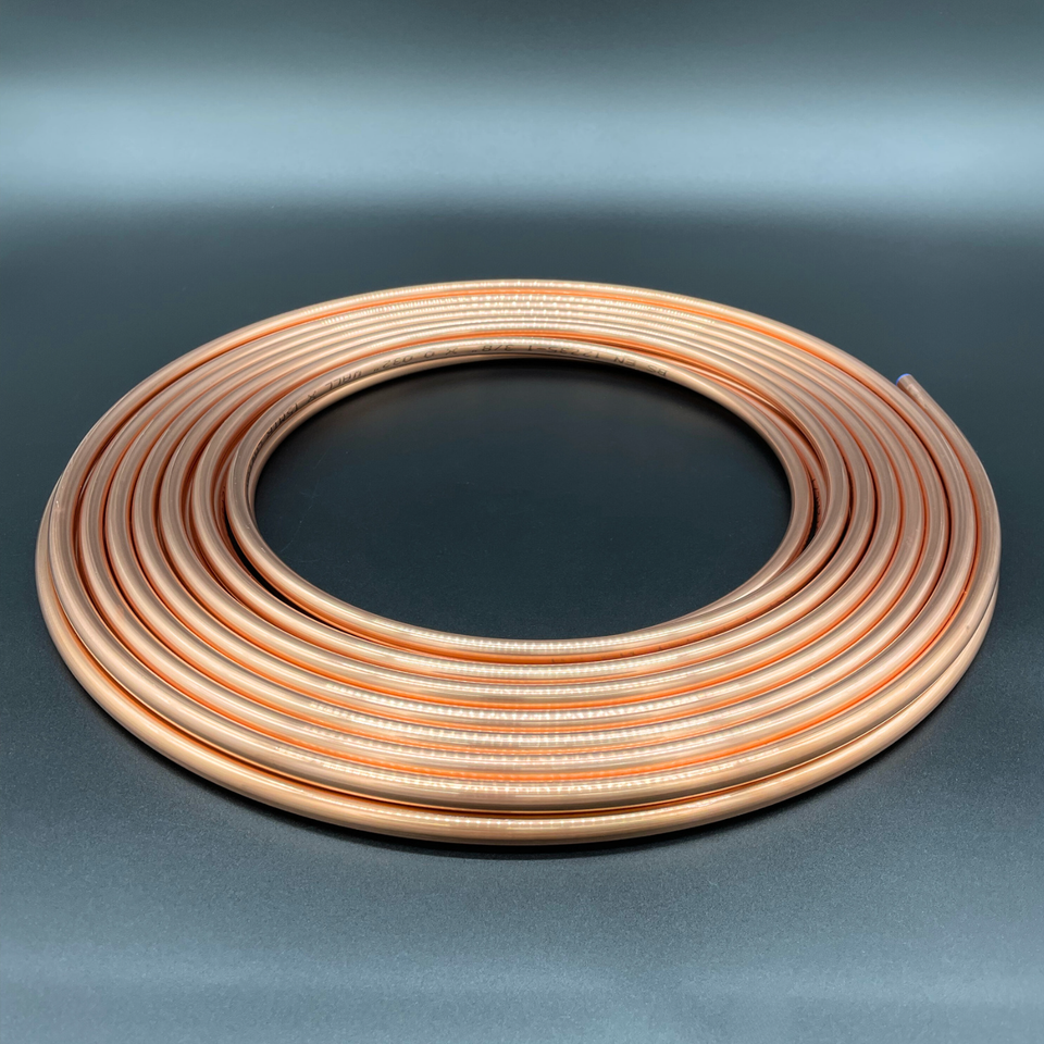 Copper Tube Coil 6m in 1/2", 1/4", 3/8" & 5/8" Refrigeration and Air ...