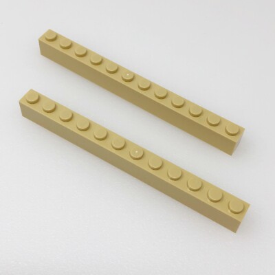 6112 LEGO Parts Brick 1x12 TAN (2) | eBay