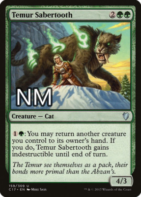 MTG Temur Sabertooth ** Commander 2017 ** English (LP) | eBay
