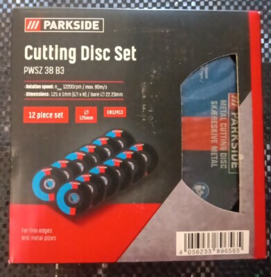 *Joblot* Parkside Cutting Disc Set (12 pack) | eBay UK