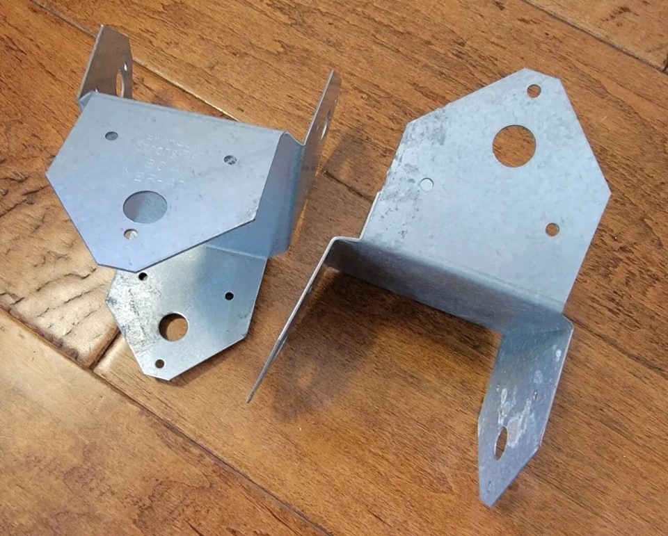 Lot of 2 Simpson Strong-Tie BC4 NER-421 Galvanized Post Cap Never Used ...