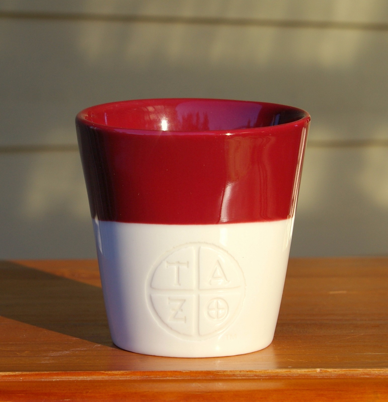Starbucks Coffee Company 2011 TAZO Plum Red Burgandy New Bone China Mug ...