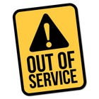 Out Of Service Sticker Decal Safety Sign Car Vinyl #6264EN | eBay