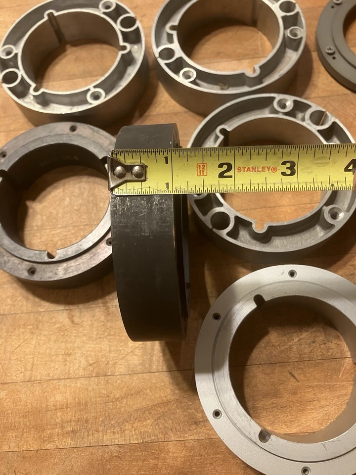 Vtg. Lot of 23 Aluminum Metal Plastic NAB Hub Adapter Reel to Reel Tape ...