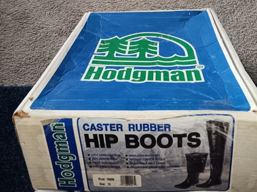 Hodgman Waders, caster rubber Hip Boots, Mens size 13, New, Vintage! | eBay