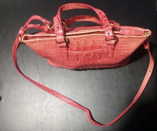BRAHMIN Beautiful Berry Color Mini Asher Handbag | eBay