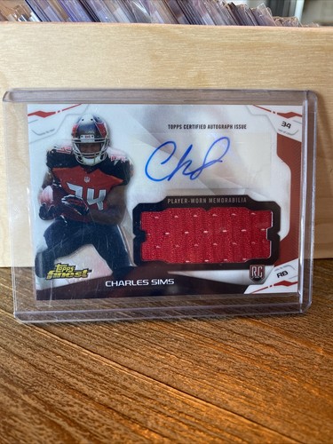 2014 Topps Finest - Autograph Jumbo Relics X-Fractor #AJR-CS Charles ...