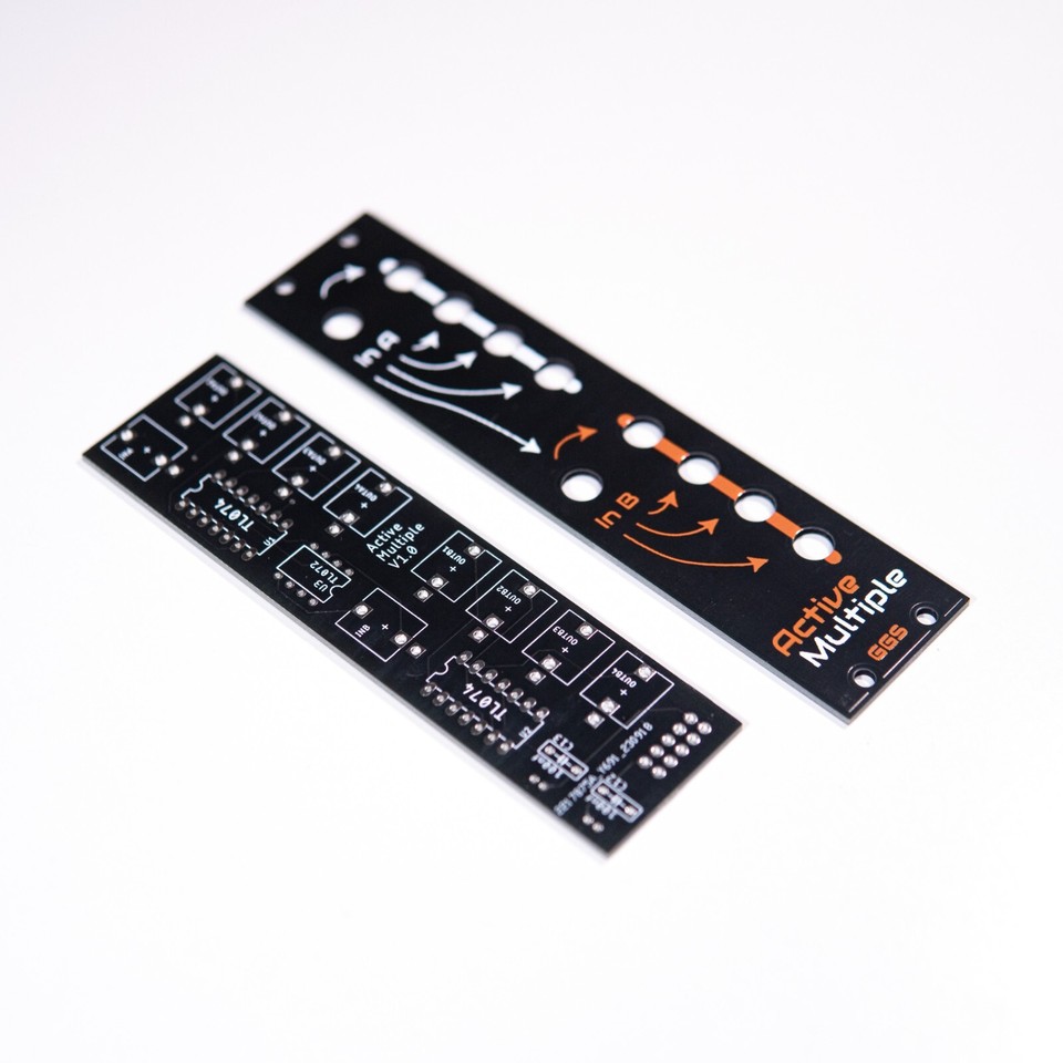 Active Multiple / PCB & Front Panel / Eurorack / DIY Synth / CV ...