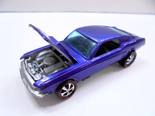 Hot Wheels Redlines Custom Mustang Spectraflame Purple Pro Restoration ...