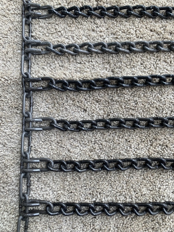 2 NEW 7-14 *2 LINK SPACED* SNOW ICE MUD +6MM+ TIRE CHAINS *FARM TRACTOR ...
