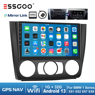 For BMW 1-Series E88 E82 E81 E87 2004-2011 Car Radio Stereo GPS Sat Nav ...
