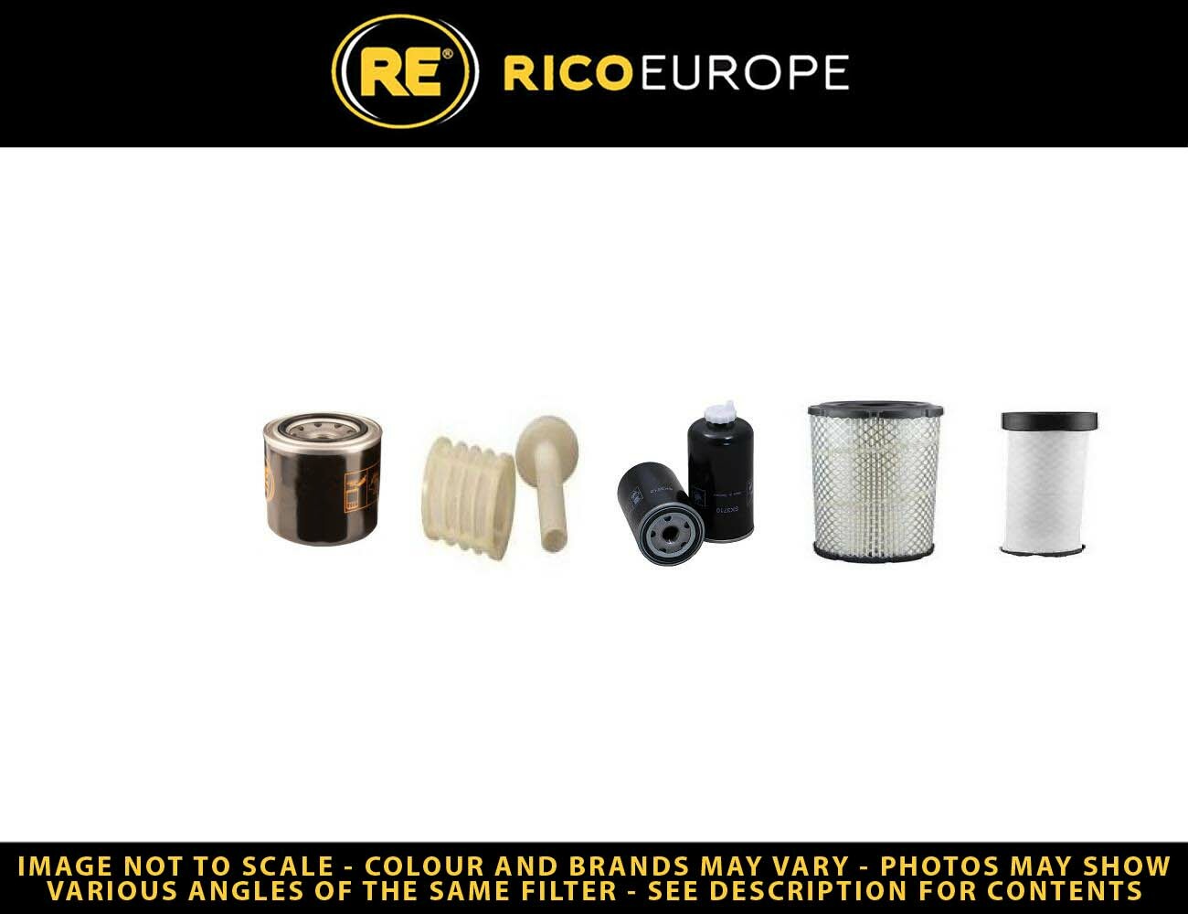 Filter Kit Fits NEUSON 2001 S Air Oil Fuel w/Yanmar 3TNV82AR Eng ...