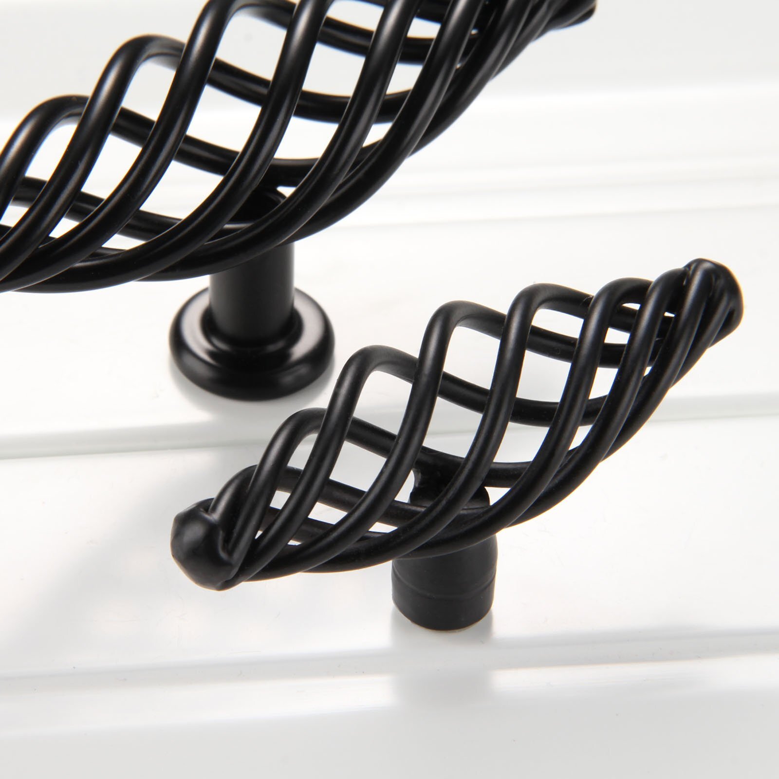 Vintage Bird Cage Home Kitchen Cabinet Handle Door Drawer Pull Handles ...