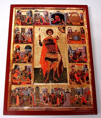 Der Heilige Georg Ikone Saint George Icone Icon Ikona Georgios orthodox ...