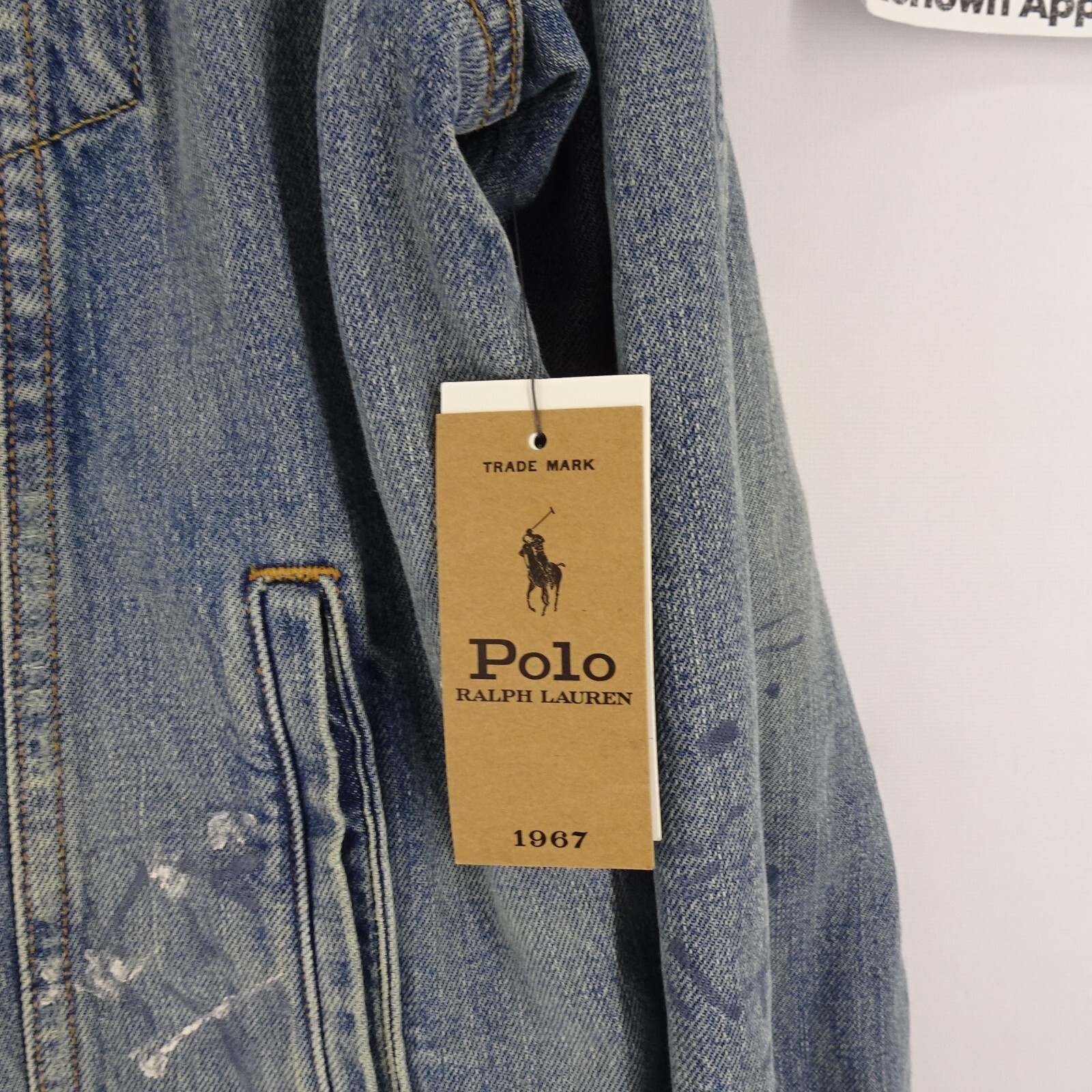NWT Mens Polo Ralph Lauren Blue Jean Denim Trucker Jacket Size 3XB 3XL ...