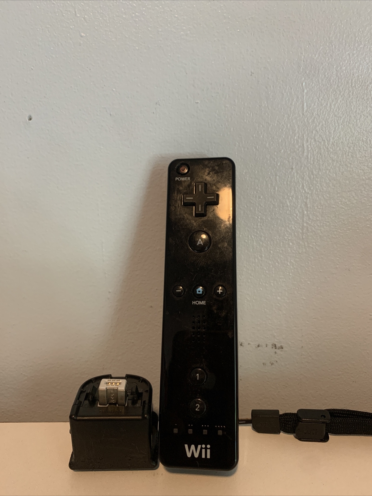 OEM Genuine Black Nintendo Wii Wiimote with Motion Plus Adapter | eBay
