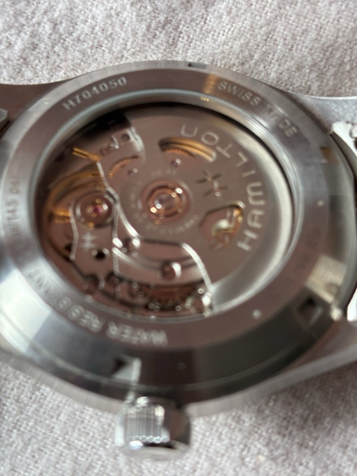 [ w/Box ] HAMILTON Khaki Field Murph H704050 AT Black Dial 38mm Mens ...