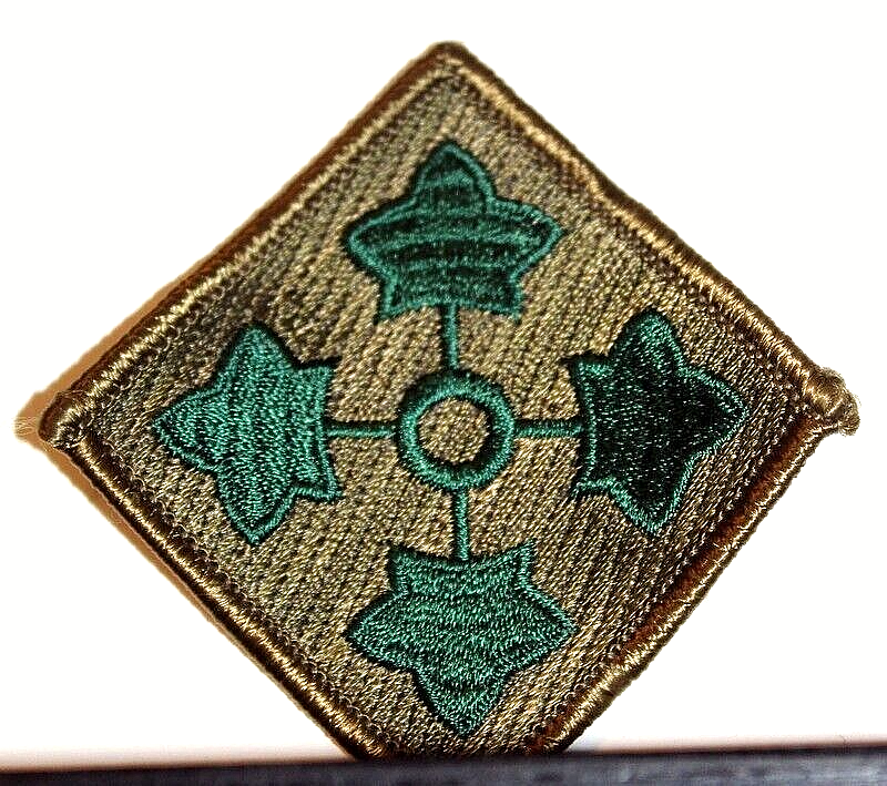 US Army Fourth 4th Infantry Division Fatigue Patch Insignia Fort Carson ...